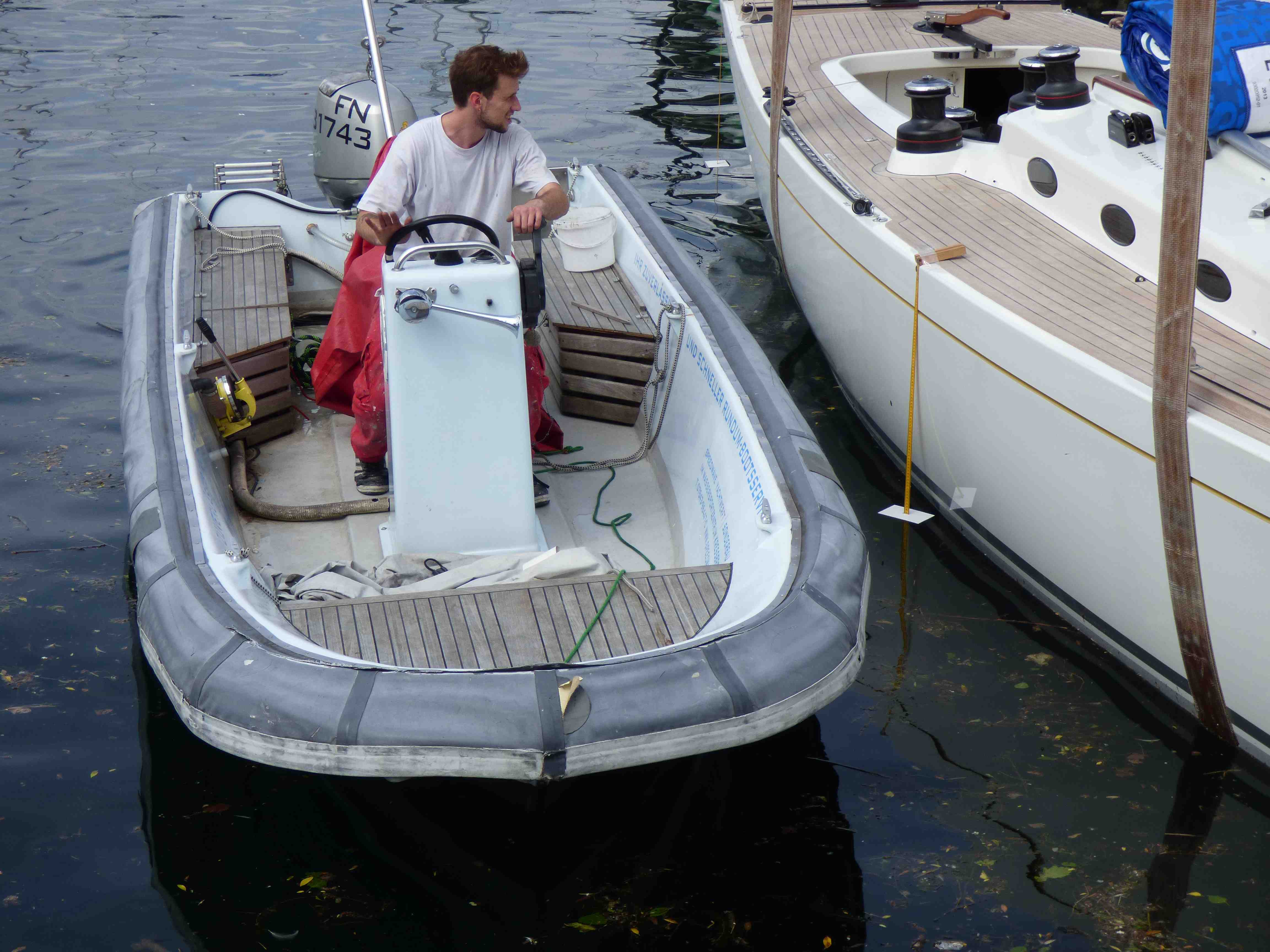 Checking the Immersion of Six Metres Using Flotation Sticks ...