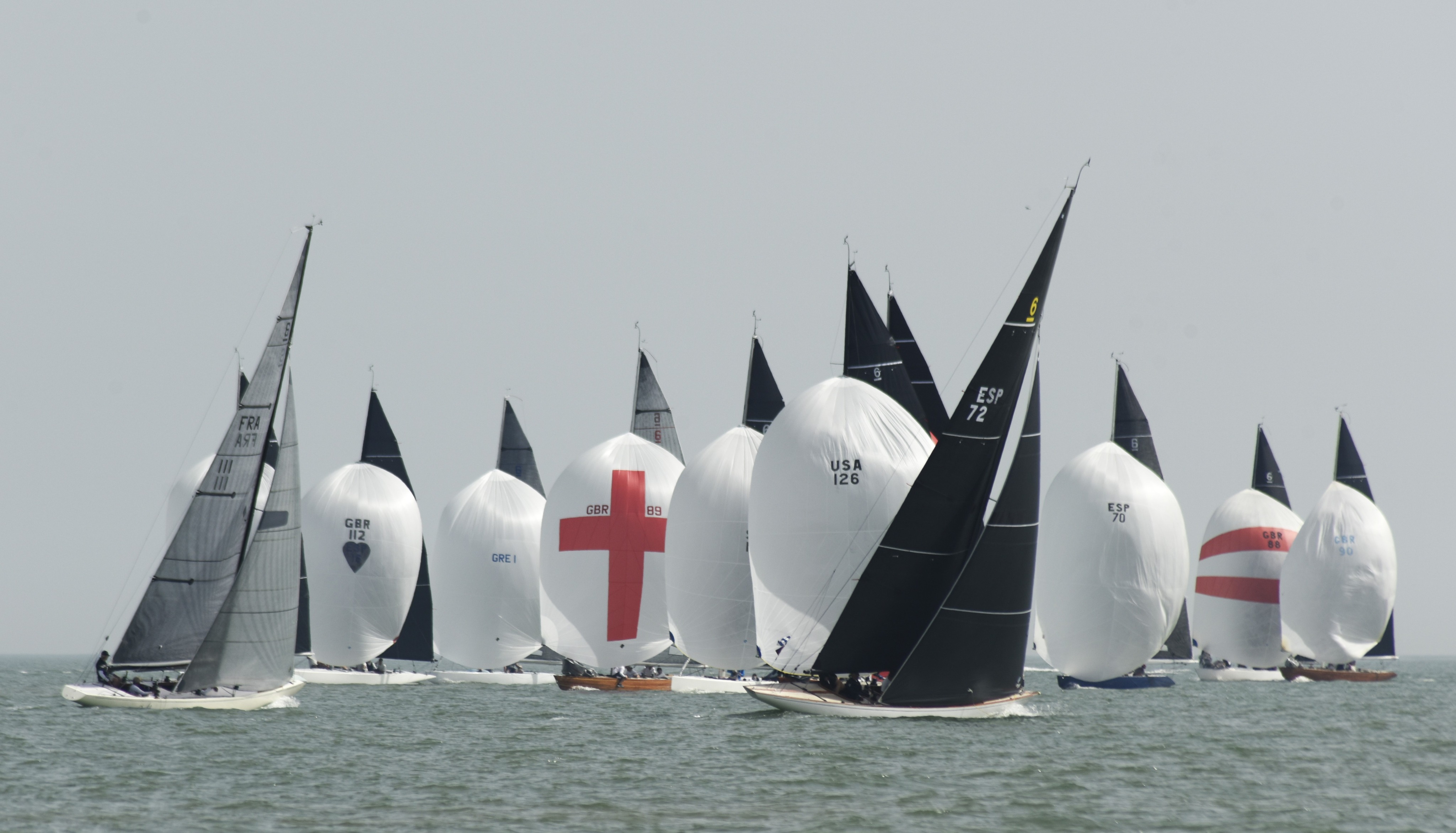 Light airs and just one race on Day Three of the Six Metre Worlds 2023 ...